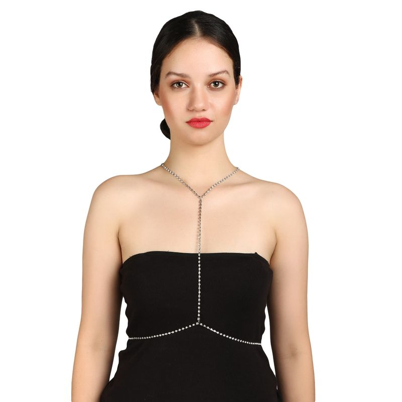 Femnmas Rhinestone Party Body Chain: Buy Femnmas Rhinestone Party Body ...