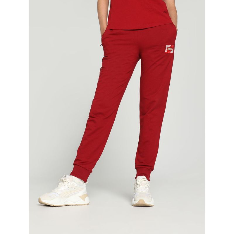Buy Puma Graphic VIII Women Red Sweatpant Online
