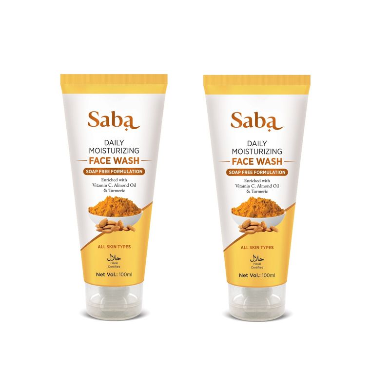 Buy Saba Daily Moisturising Facewash - Halal & Vegan Certified - Combo ...
