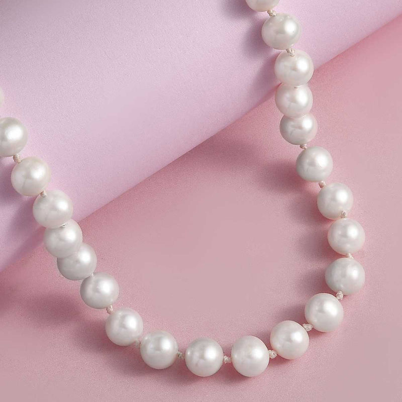 Buy Ornate Jewels 925 Sterling Silver Round Freshwater Pearl Single ...
