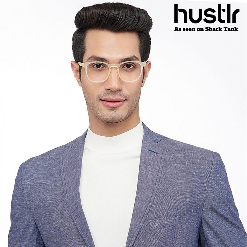 Buy Lenskart Hustlr Cream Sand Dune Full Rim Wayfarer Lenskart Hustlr ...