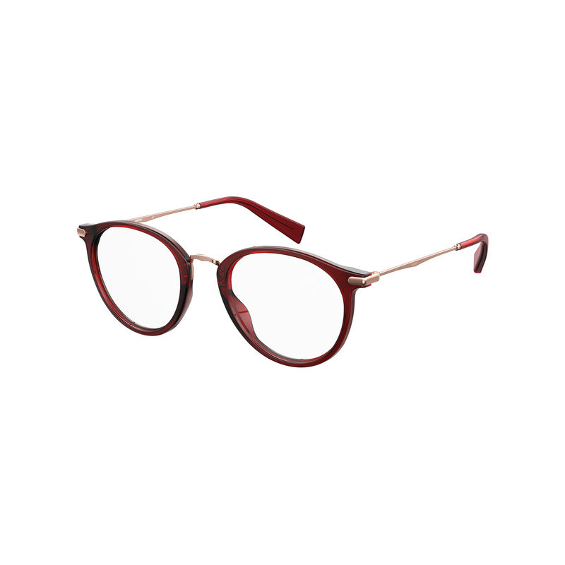 Buy Levi's Red Round Full-Rim Frame (103454) (50) Online