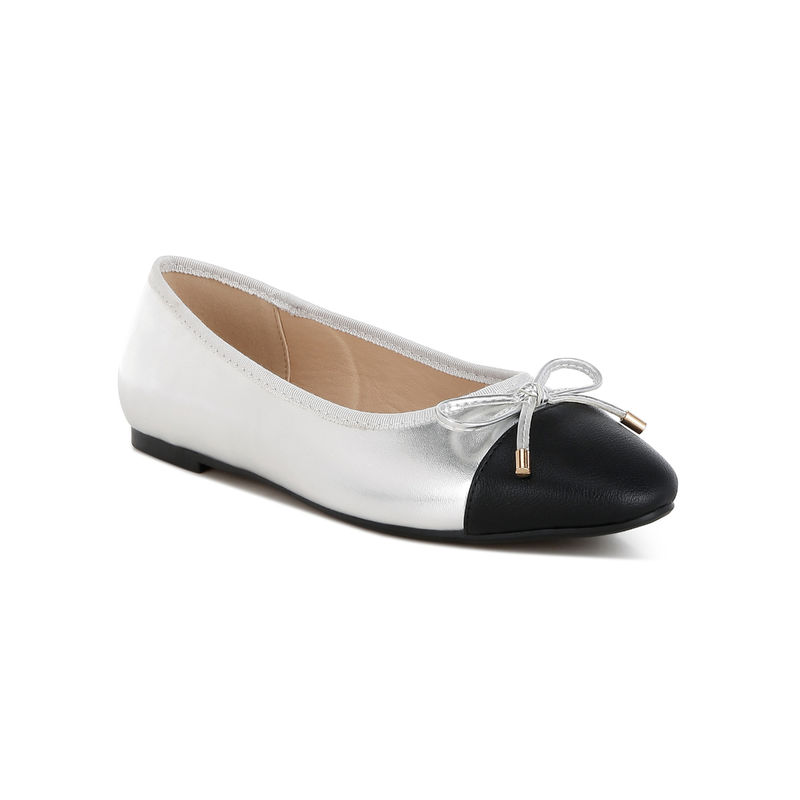 Buy London Rag Silver Two Tone Ballet Flats Online
