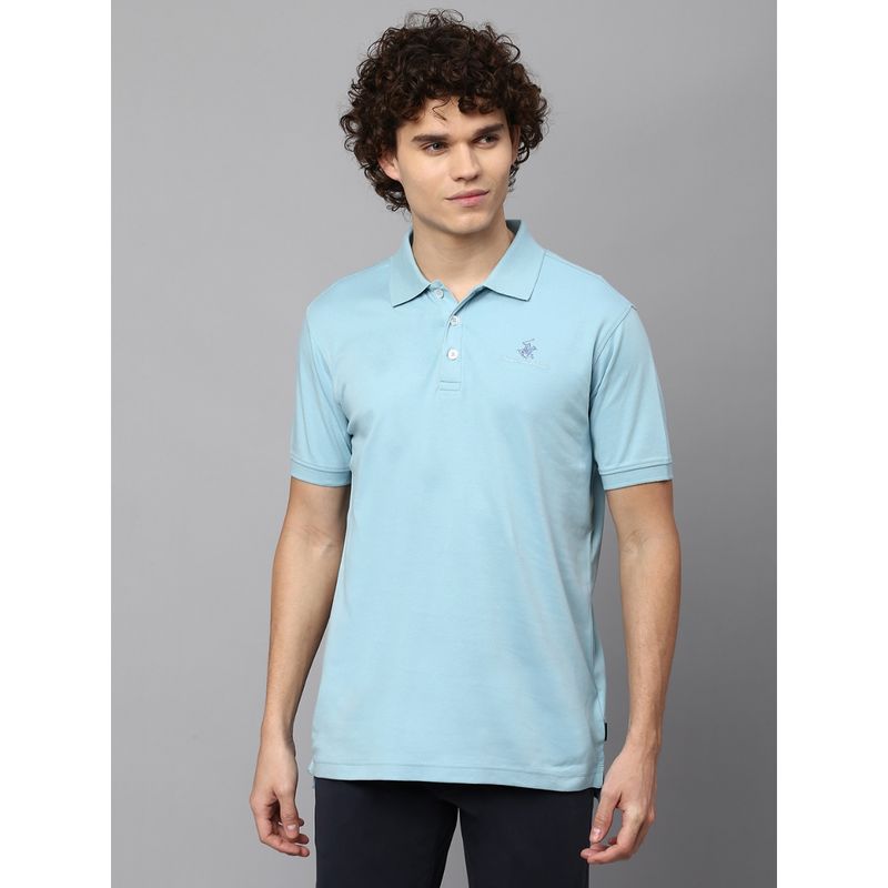 Buy Beverly Hills Polo Club New Classic Interlock Polo Blue Online