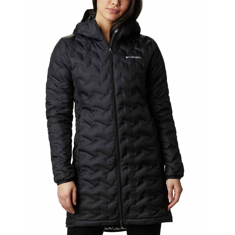 Buy Columbia Womens Black Omni-Heat Reflective Delta Ridge Long Down ...