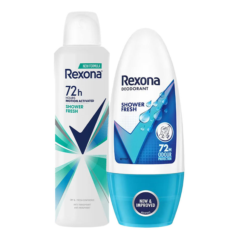 Buy Rexona Shower Fresh Odour Protection Roll On & Anti-Perspirant ...