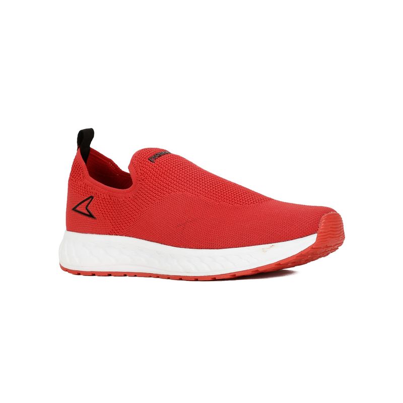 Buy Power Mens Red Slip On Running Shoes Online