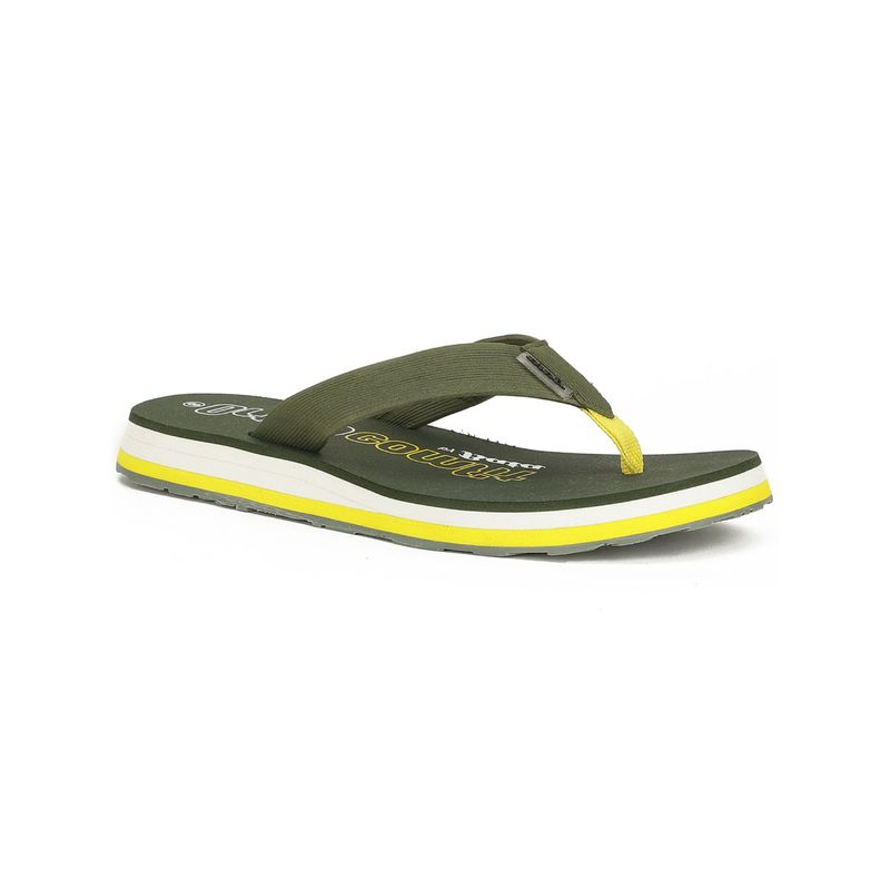 Buy Bata Mens Green Slip On Casual Flipflops Online