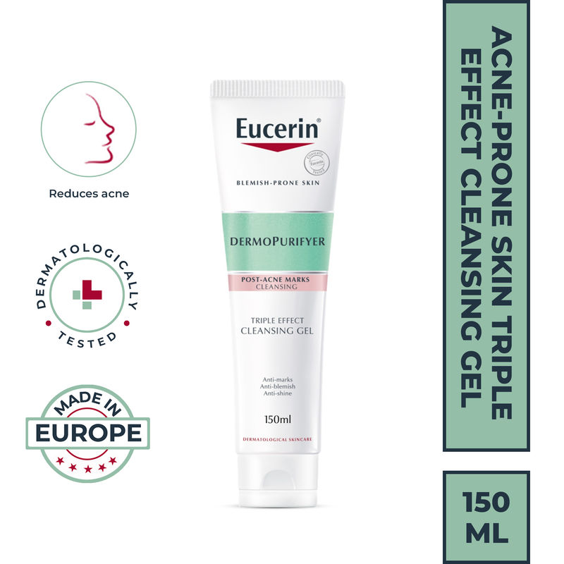 Buy Eucerin Dermopurifyer Oil Control 3X Effect Cleansing Gel For ...
