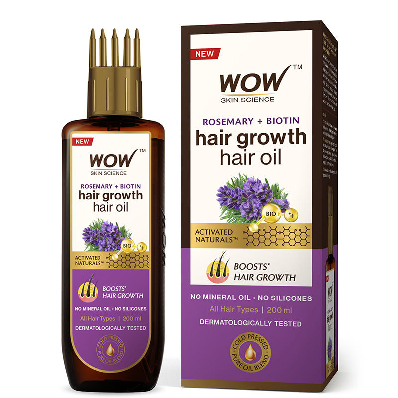 Buy WOW Skin Science Rosemary Hair Oil Online