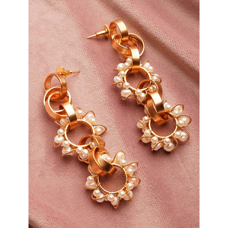 Buy Suhani Pittie Neutron Loop Pearl Earrings Online