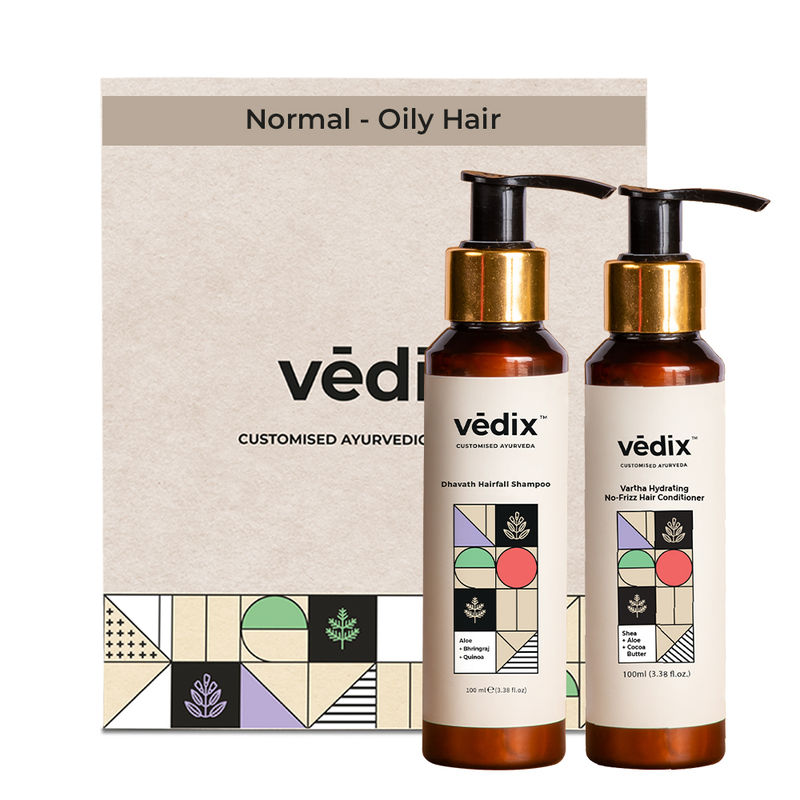 Buy Vedix Hair Shampoo & Conditioner - Normal/Oily Hair - Anti-Hairfall ...