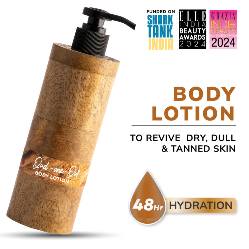 Buy Mintree Organic Oud Moisturizing Body Lotion for Dry Skin with ...