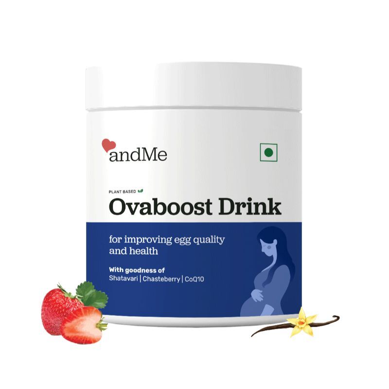 Buy andMe Ovaboost Fertility Supplement - Strawberry Flavour Drink Online