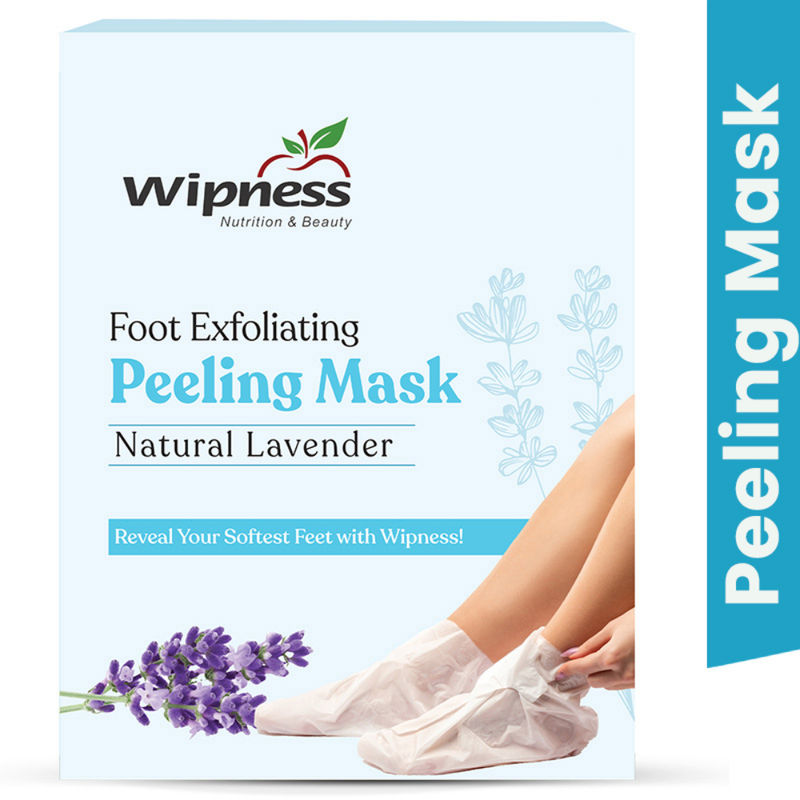 Buy Wipness Natural Foot Exfoliating Peeling Mask - Pack of 2 Online