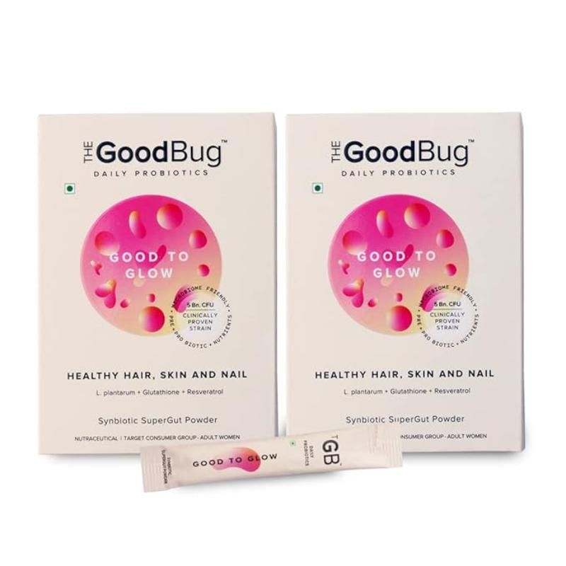 Buy The Good Bug Good To Glow SuperGut Powder (Pack Of 2) Online