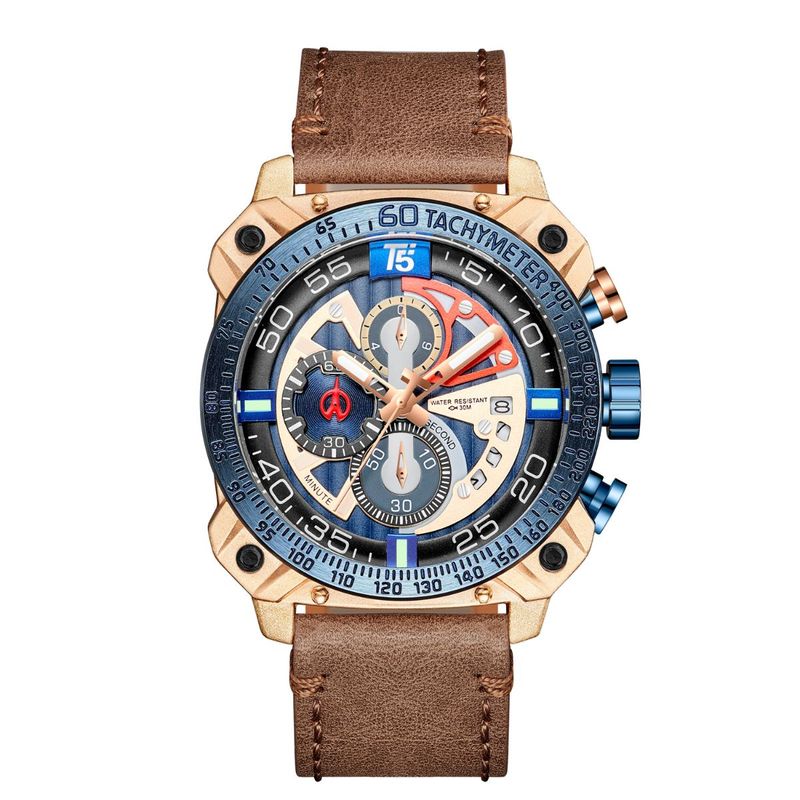 Buy T5 H3709G-E Blue Chronograph Watch (M) Online
