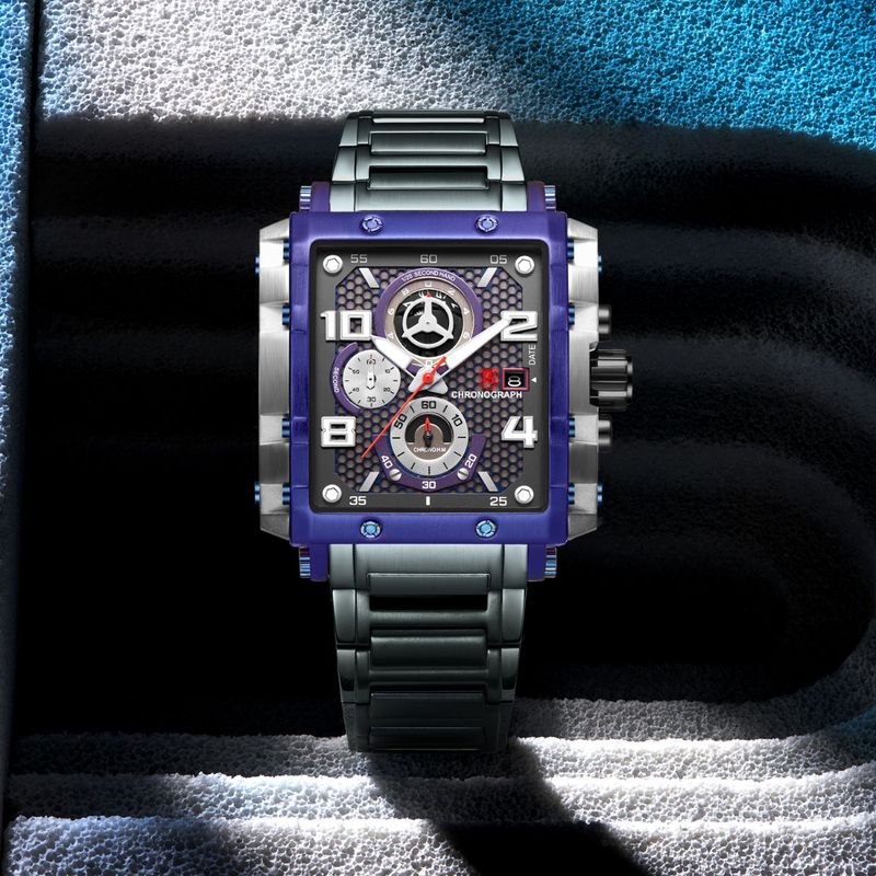 Buy T5 H3802G-M Purple Chronograph Watch (M) Online