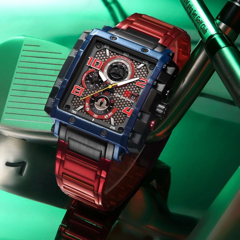 Buy T5 H3802G-O Red Chronograph Watch (M) Online