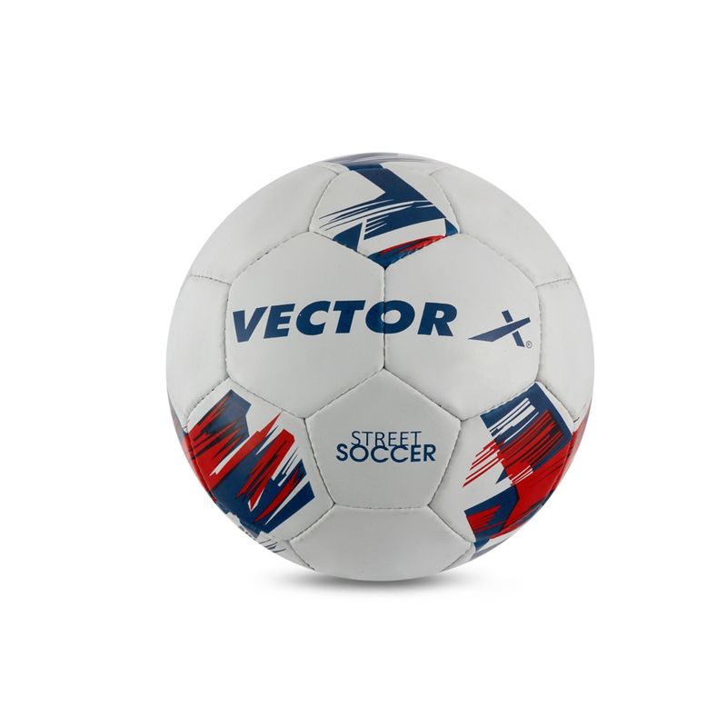 Buy Vector X Street Soccer Ball Rubberised Hand Stitched Football ...
