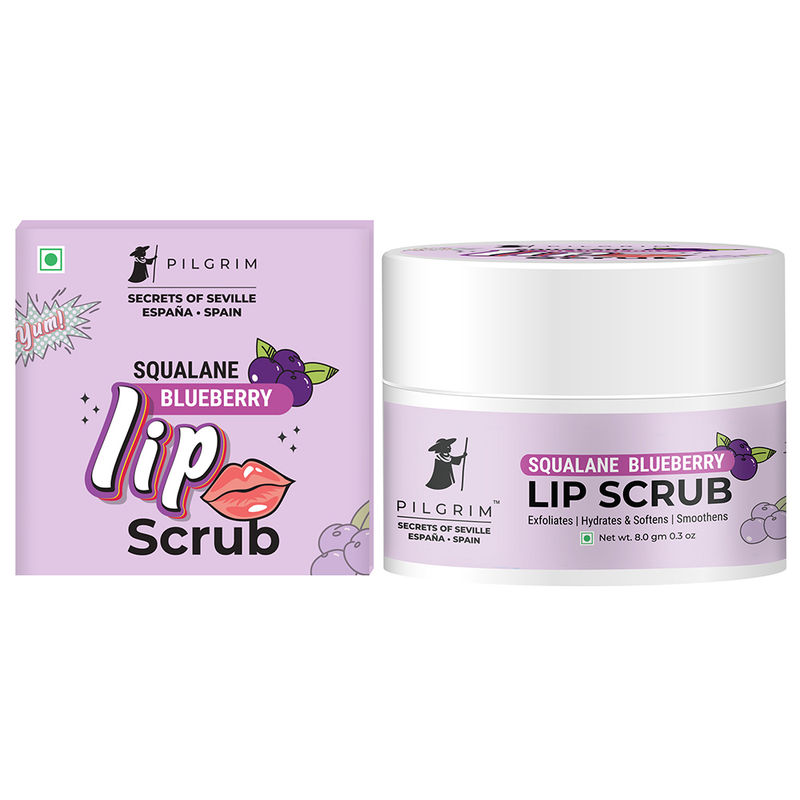 Buy Pilgrim Squalane Blueberry Lip Scrub Online
