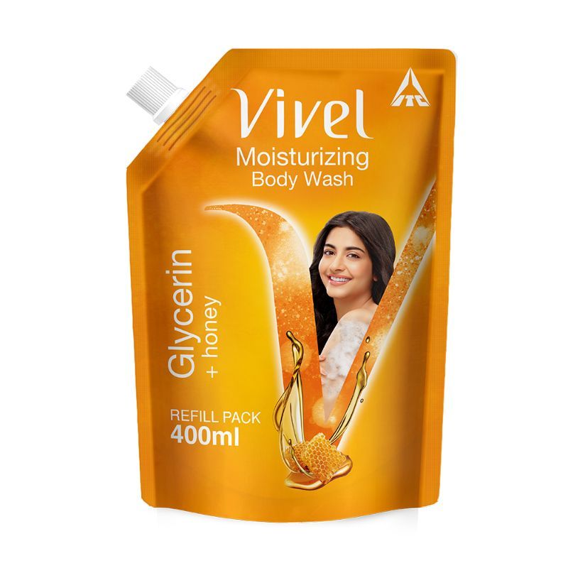 Buy Vivel Moisturizing Bodywash Glycerin + Honey Refill Pack Online