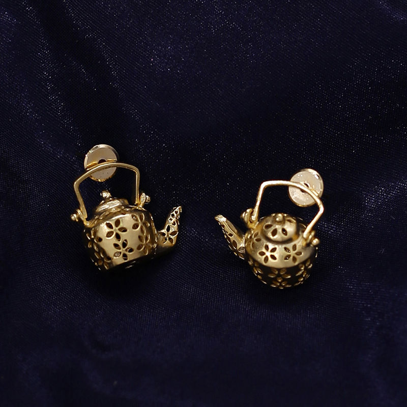 Buy SHOSHAA Small Quirky Kettle Earrings Online