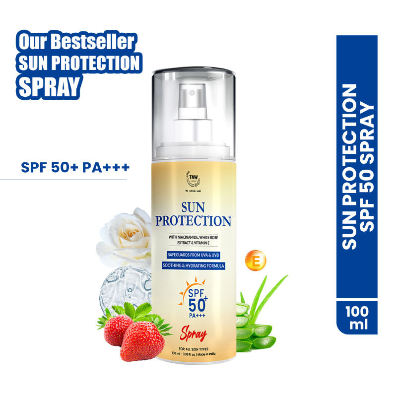 Buy TNW The Natural Wash Sun Protection Sunscreen SPF 50+ PA+++ Spray ...