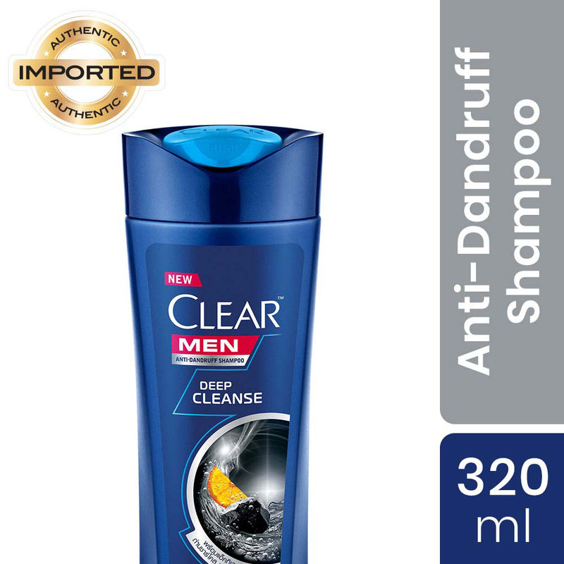Buy Clear Men Deep Cleanse Anti-Dandruff Shampoo With Activated ...