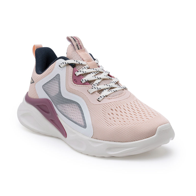 Buy Red Tape Women Colorblock Peach Walking Shoes Online