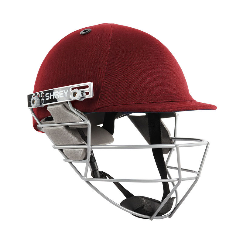 Buy Shrey Star Steel-Maroon Cricket Helmet Online