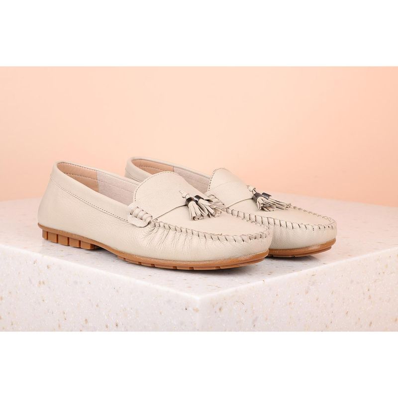 Inc.5 Solid Beige Moccasins: Buy Inc.5 Solid Beige Moccasins Online at ...