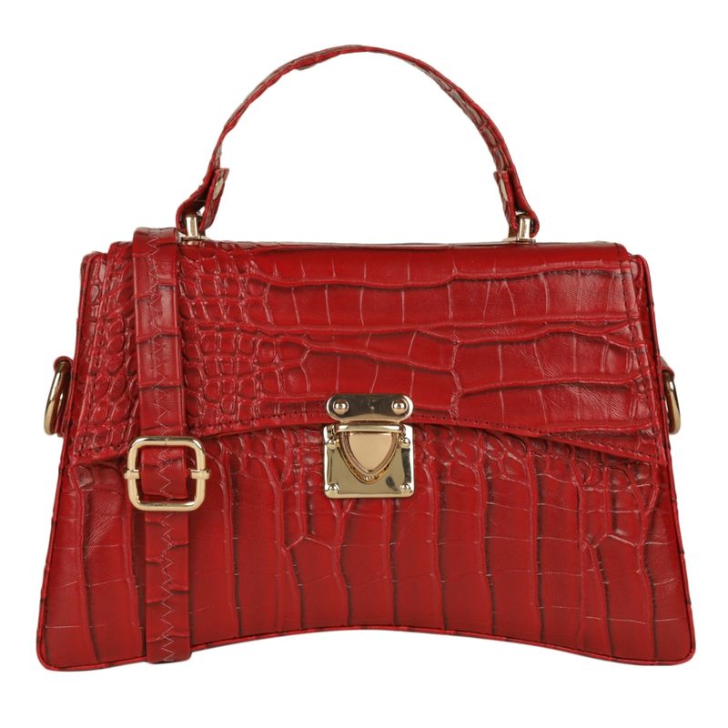Buy MINI WESST Women's Red Handheld Bag Online