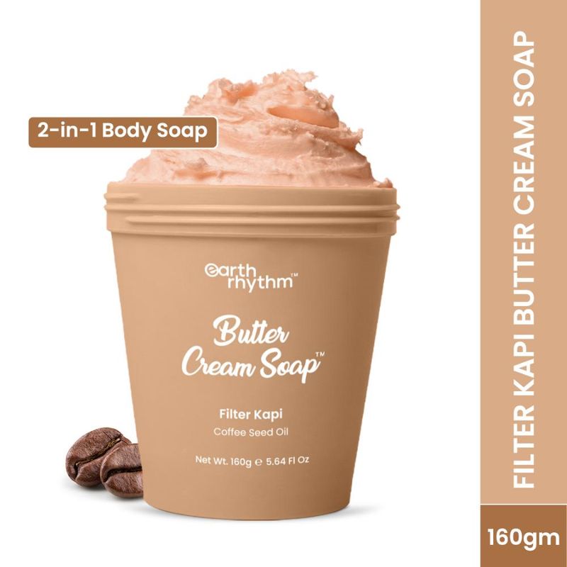 Buy Earth Rhythm Filter Kapi Butter Cream Soap with Coffee Seed Oil ...