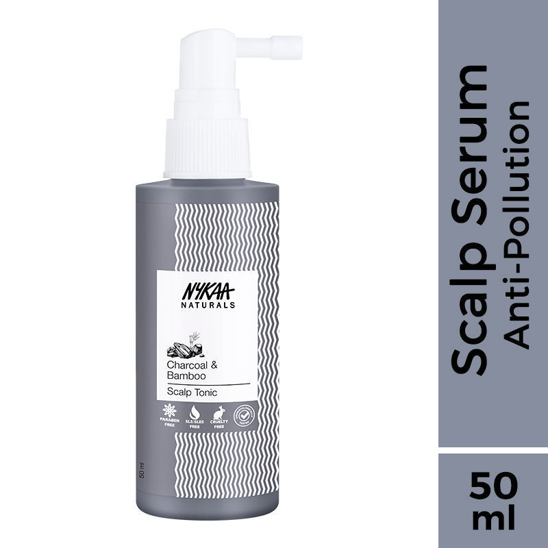 Buy Nykaa Naturals Scalp Purifying Scalp & Hair Serum With Charcoal, Bamboo & PHA Online