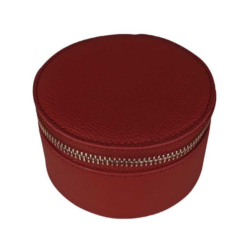 The House Of Ganges Rogate Large Vegan Leather Watch Case Beetroot (L ...