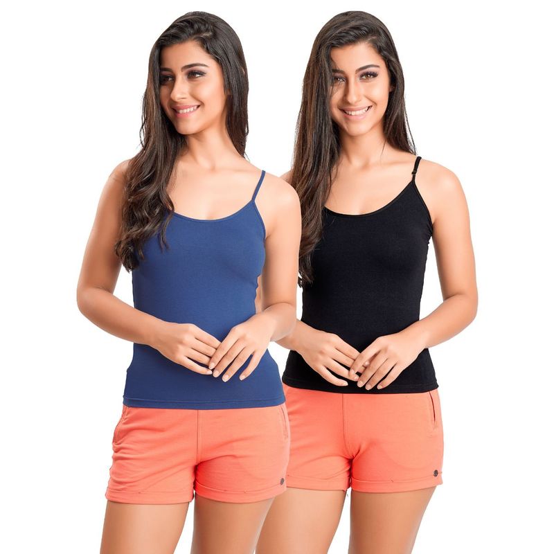 Buy Juliet Women's Camisole Pack Of 2 JSC -831 - Multi-Color Online