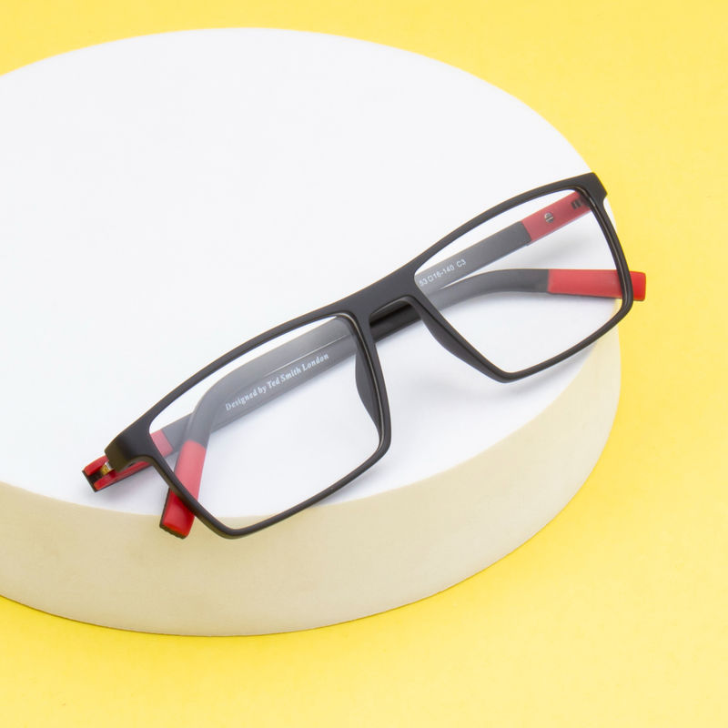 Buy TED SMITH Unisex Full Rim Rectangle Frame Online