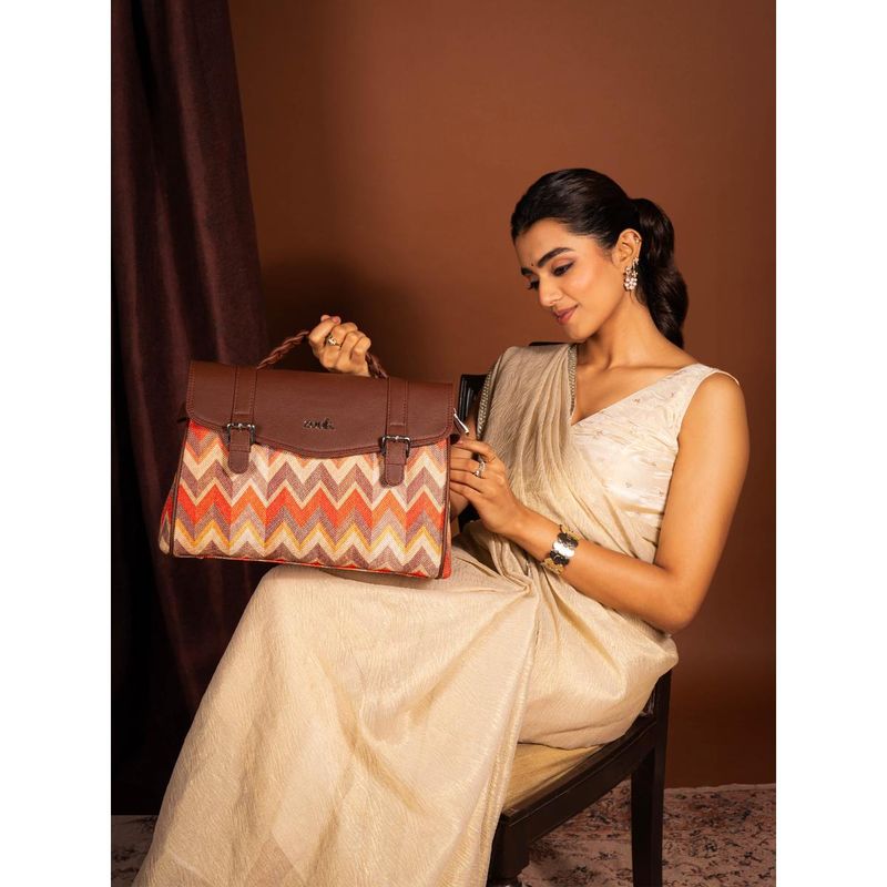 Buy Zouk Konkona Heritage Satchel Bag - Tidal Wave Online