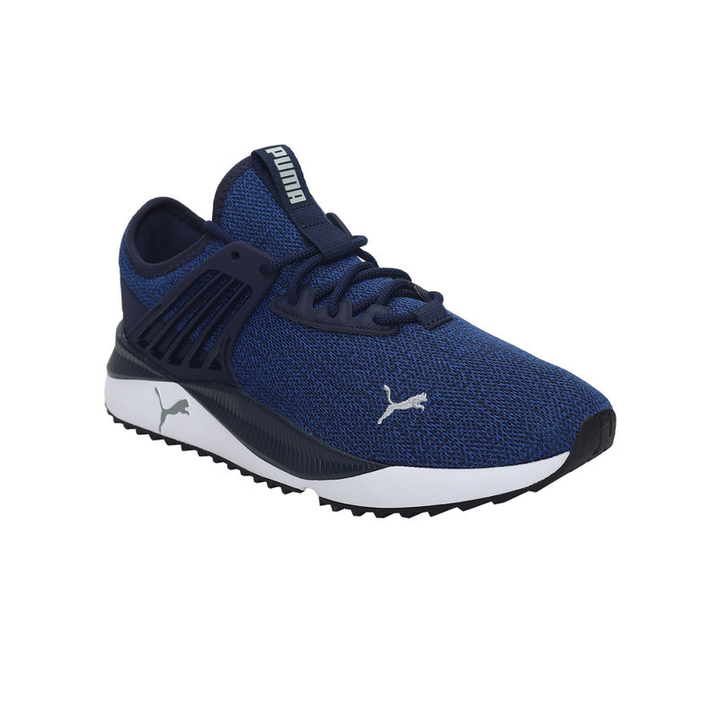 Puma Pacer Future Knit Unisex Navy Blue Running Shoes: Buy Puma Pacer ...