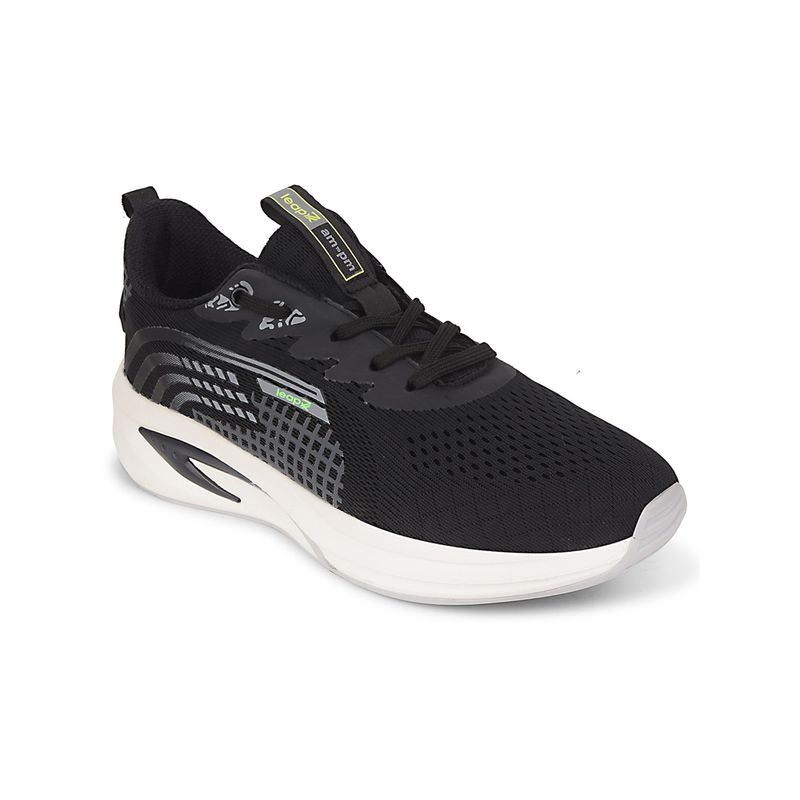 Buy LIBERTY Leap7x KAPSTER-1 Black Sports Running Shoes for Men Online