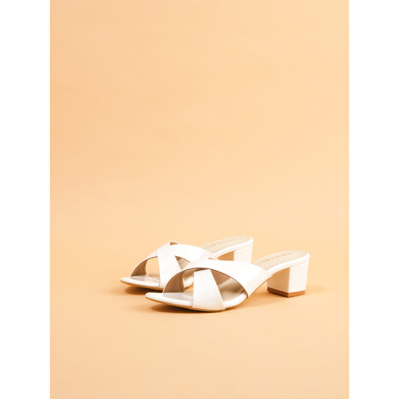 Buy Eridani Capri White Heels Online