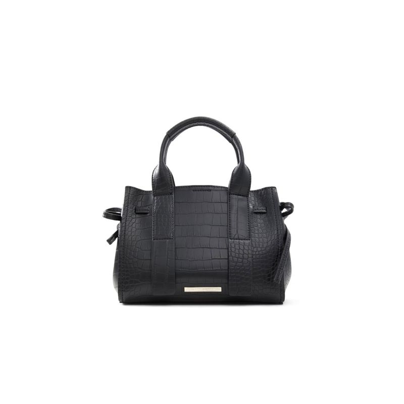 Buy Call It Spring Black Sling Bag with Detachable Strap & Pouch (Set ...