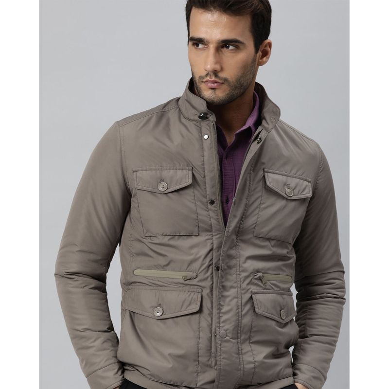 Buy Rare Rabbit Solid Beige Jackets Online
