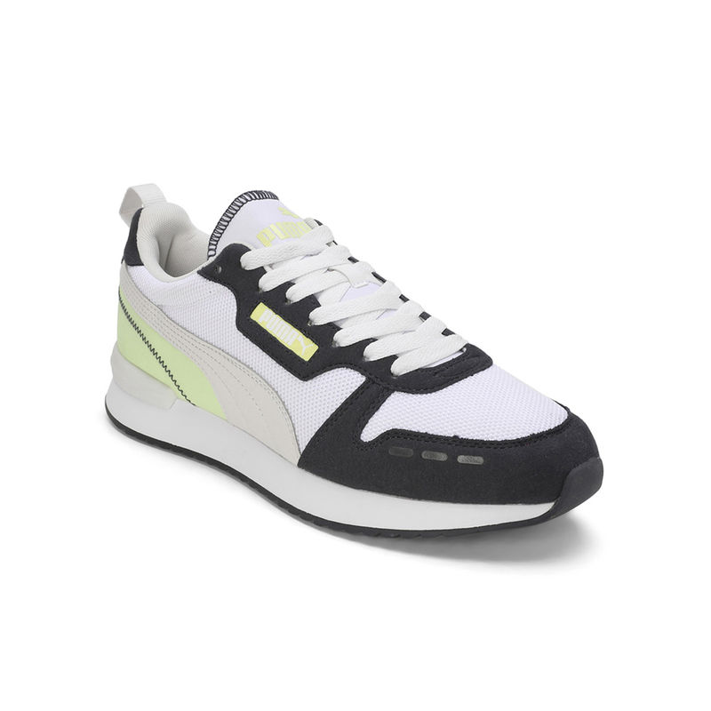 Buy Puma R78 Unisex White & Navy Blue Sneakers Online