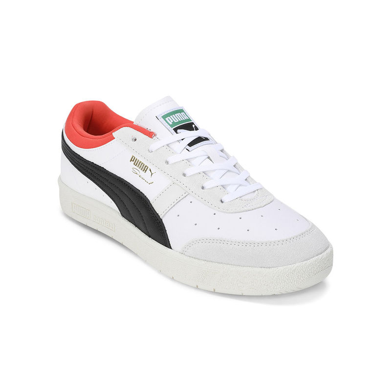 Buy Puma Seoul Unisex White & Black Sneakers Online