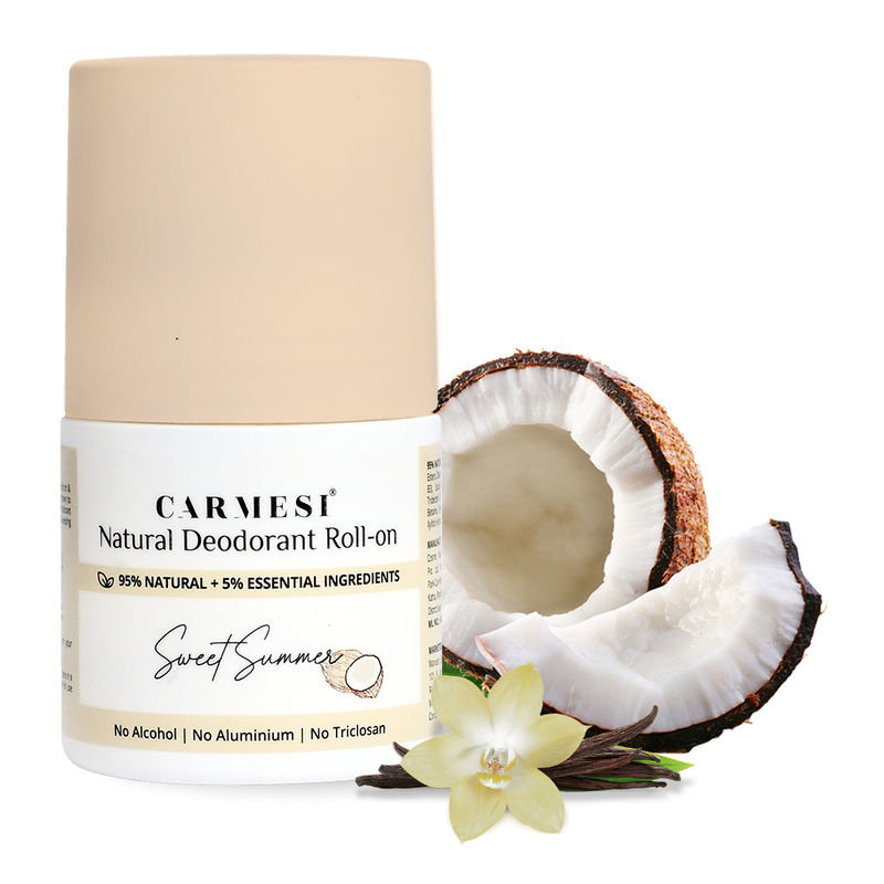 Buy Carmesi Natural Underarms Roll On Deodorant For Women - Sweet ...
