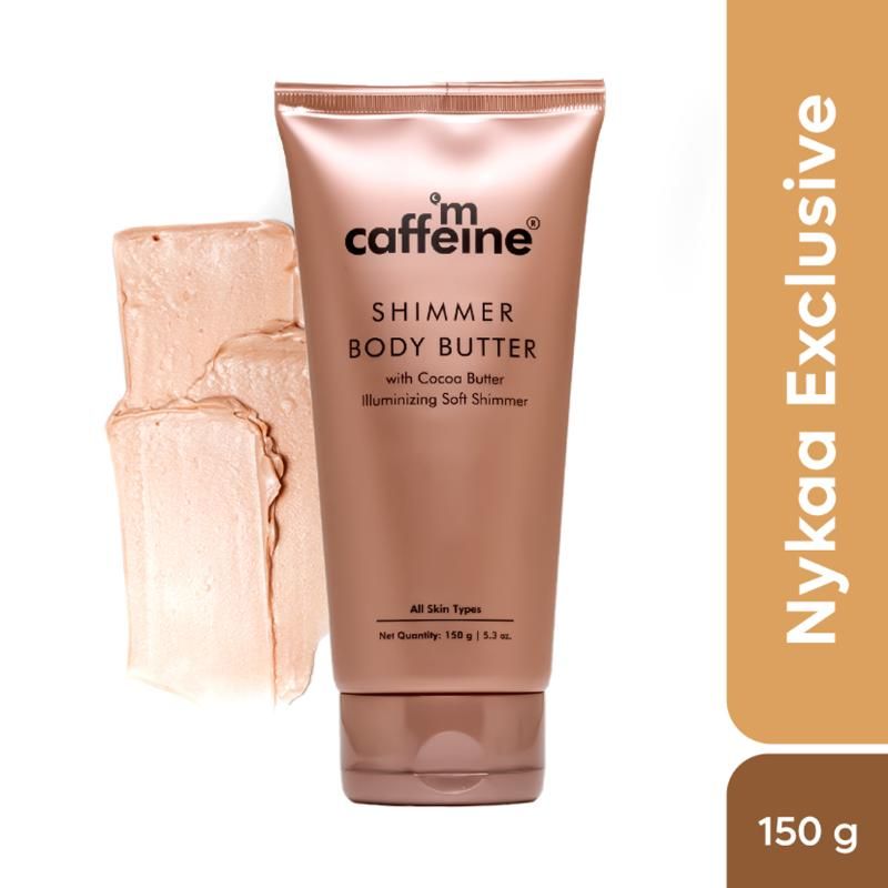 Buy MCaffeine Shimmer Body Butter With Cocoa Butter For Shimmery ...