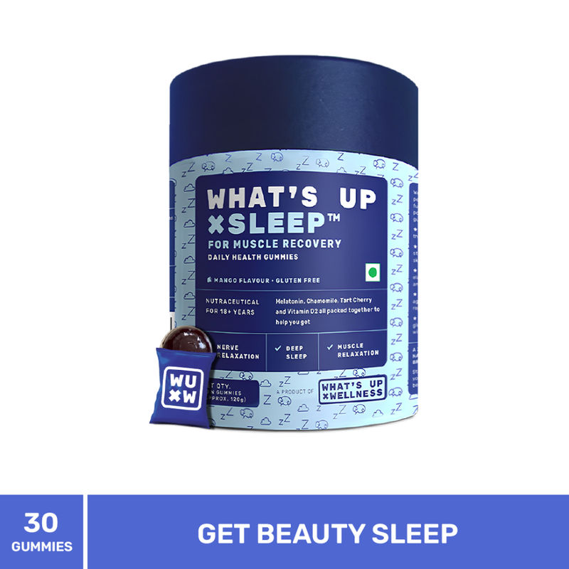 Buy What's Up Wellness Sleep Gummies with Melatonin, Muscle Recovery ...