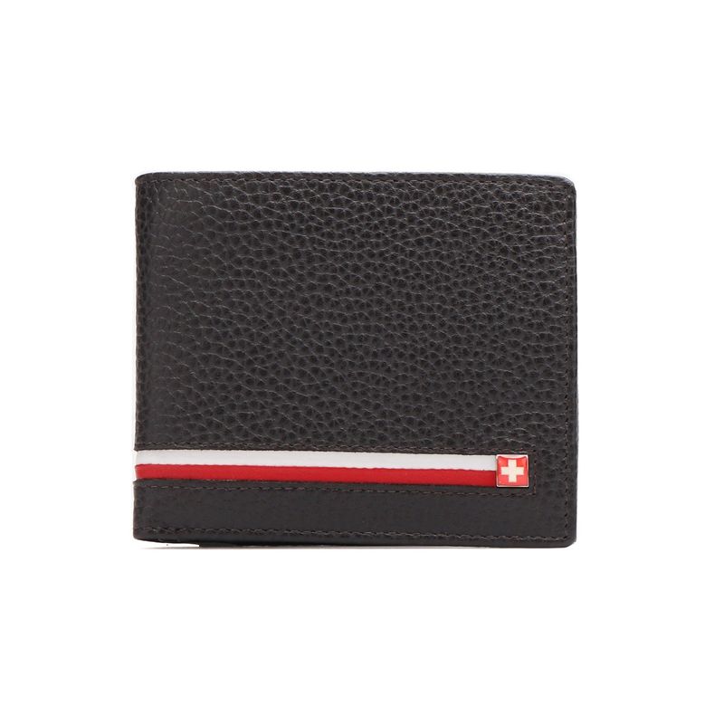 Buy Swiss Military Belfort Bi-Fold Coin Wallet - Oak Black Online